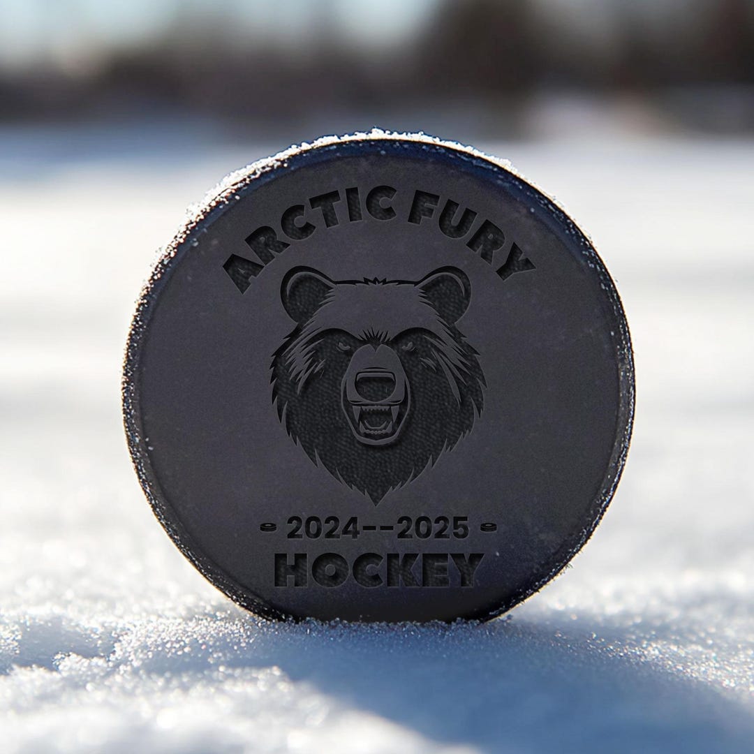 Custom Hockey Pucks With Team Name&logo,personalized Teammate Name Ice ...