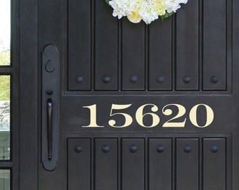 House Number Decal Street Address Front Door Sticker - Etsy