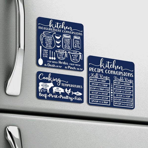 Kitchen Cheat Sheet Magnet - Etsy