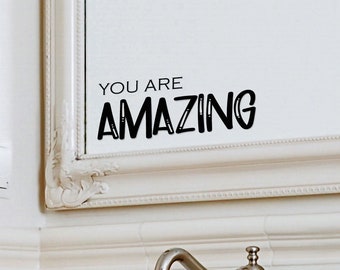 You Are Amazing Sticker - Etsy