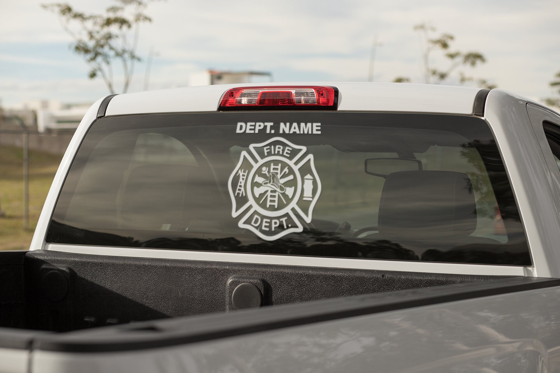 Fire Department Vinyl Decal | Maltese Cross | Fire Fighter Symbol ...