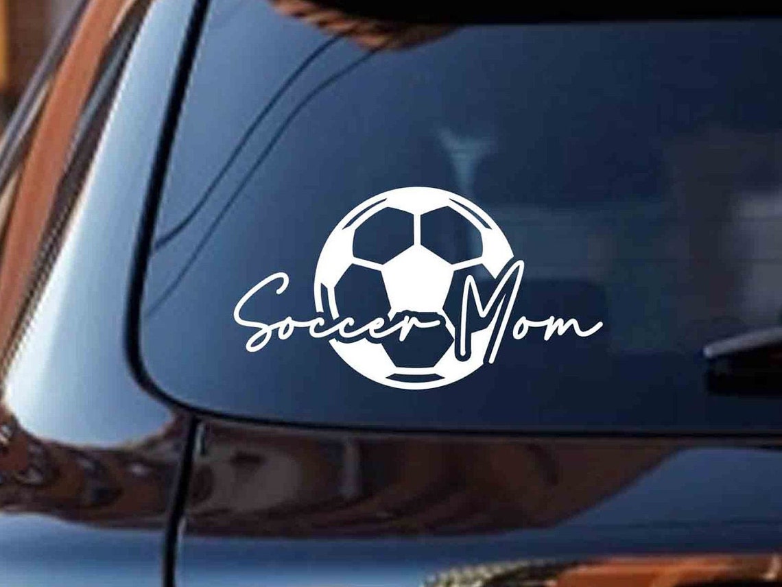 Soccer Mom Car Decal Vinyl Window Sticker Sports Sticker - Etsy