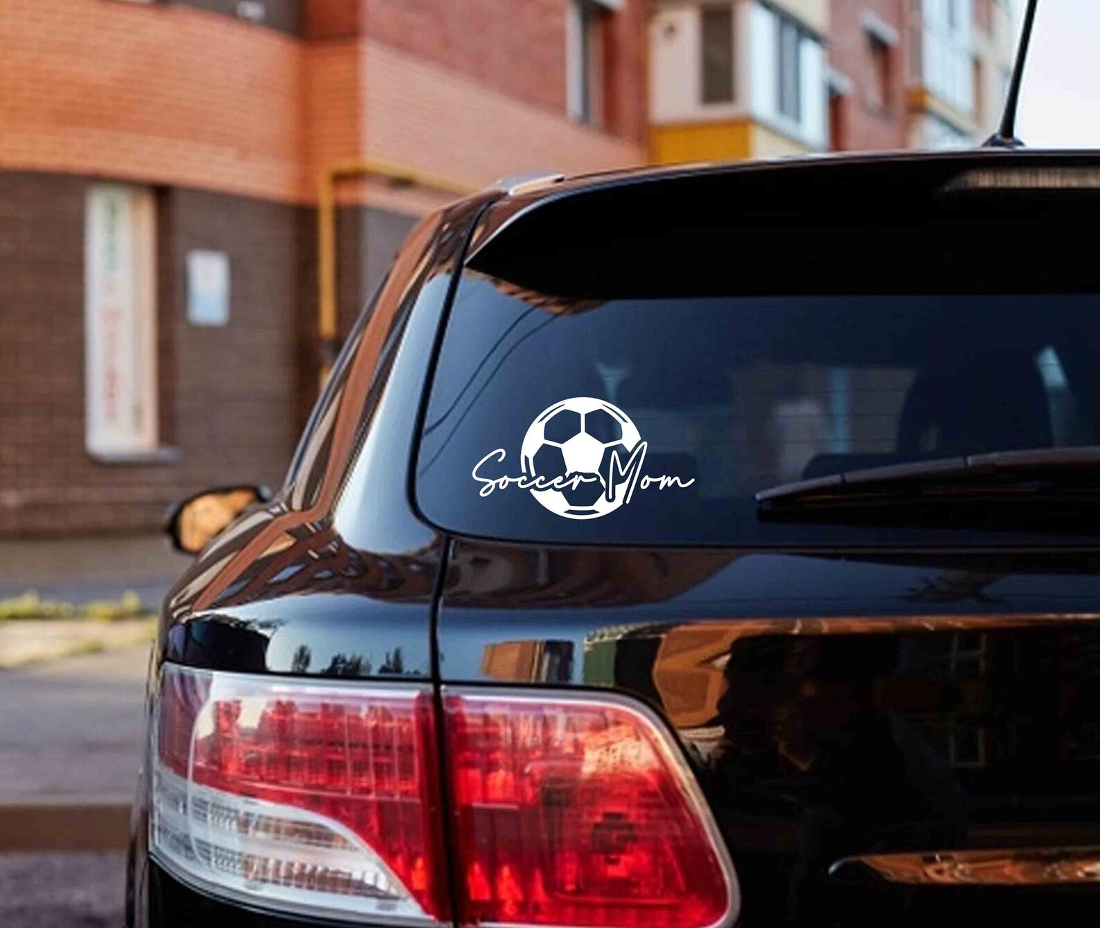 Soccer Mom Car Decal - Vinyl Window Sticker - Sports Sticker - Sport ...