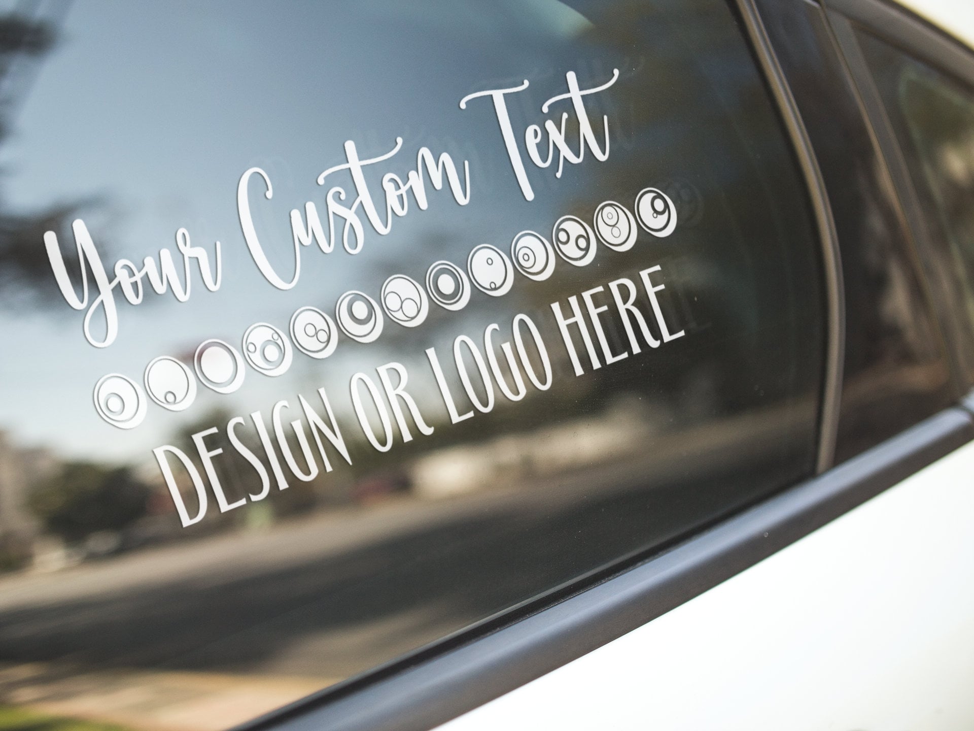 Custom Vinyl Decal, Window Sticker, Personalized Car Decal, Create Your ...