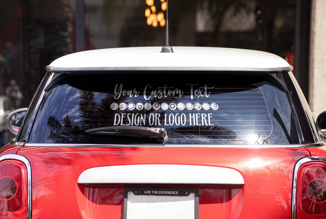 Custom Vinyl Decal, Window Sticker, Personalized Car Decal, Create Your ...