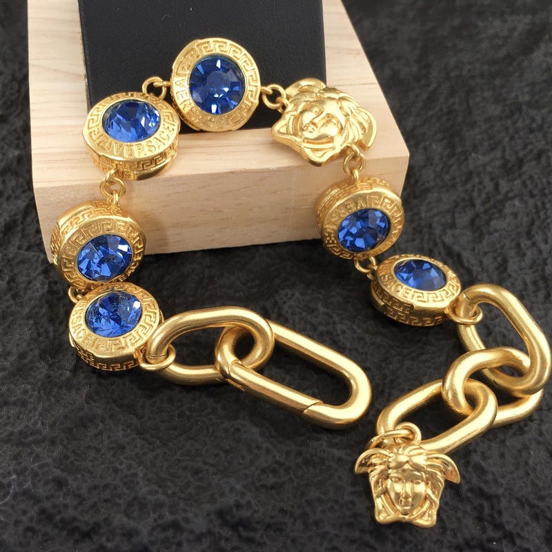 Versace Gold Medusa Belt - Etsy UK