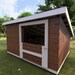 DIY Goat Shed Plan 8x10: Easy Goat Shelter Blueprint (PDF Pattern) - Etsy