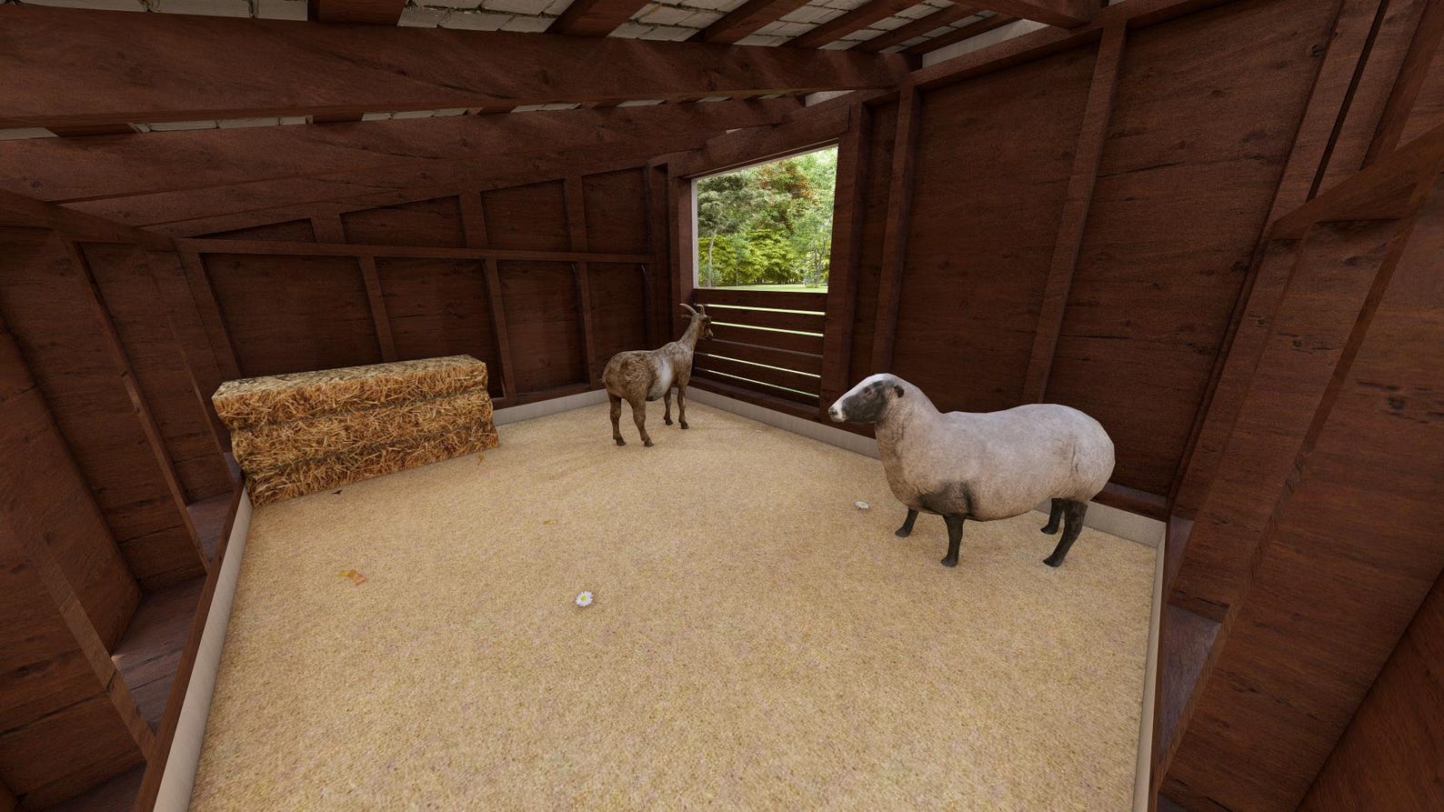 DIY Goat Shed Plan 8x10: Easy Goat Shelter Blueprint (PDF Pattern) - Etsy