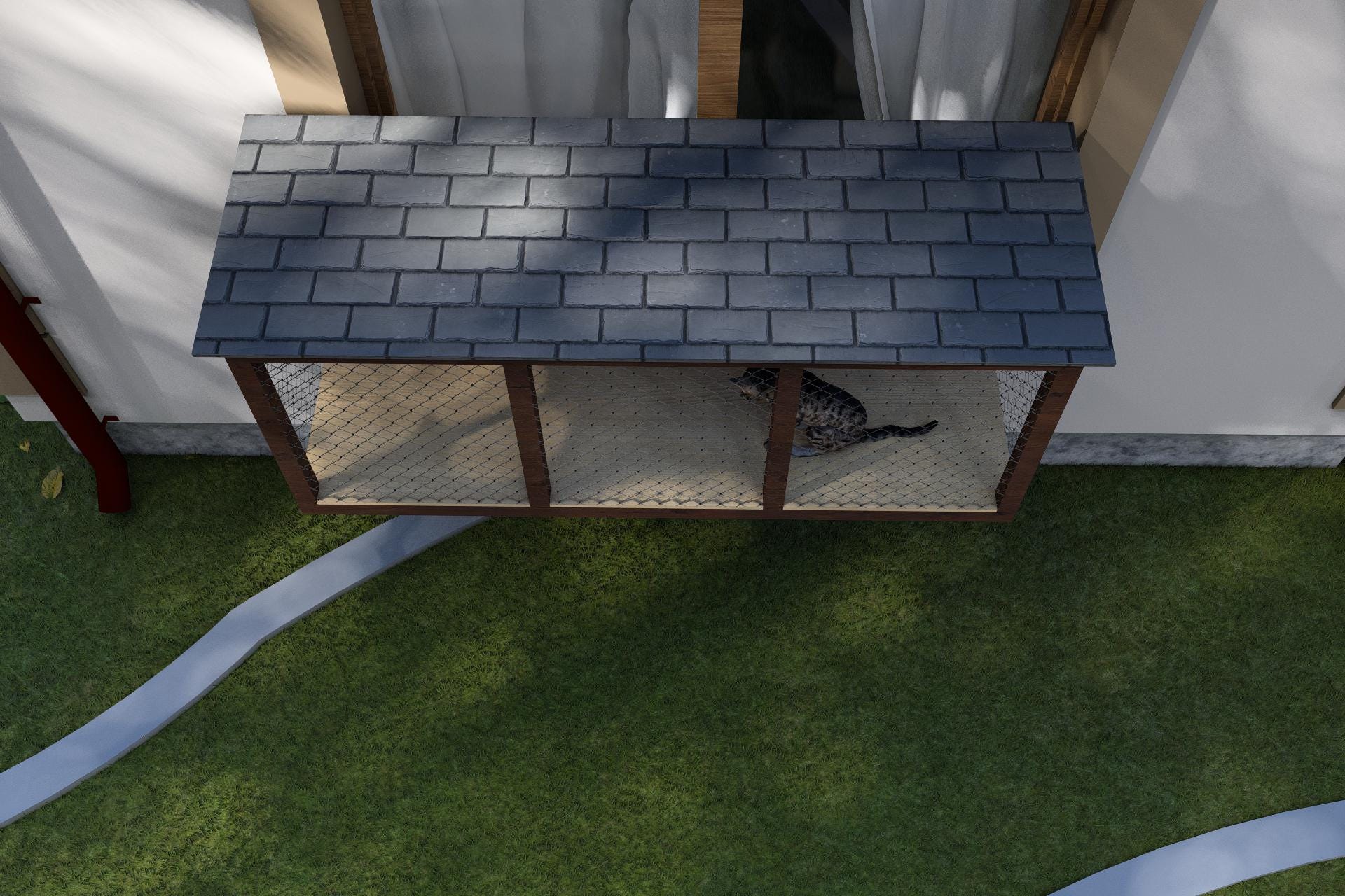 2x6 Window Catio Plans: DIY Cat House Building Plan (PDF) - Etsy