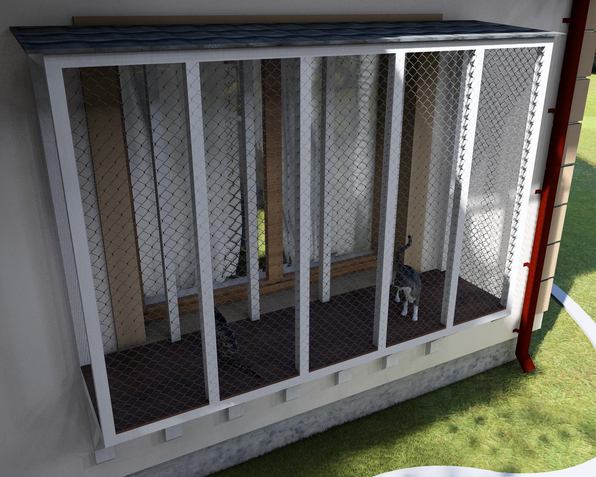 2x8 Window Catio Plans: DIY Cat House Building Guide (digital Download ...