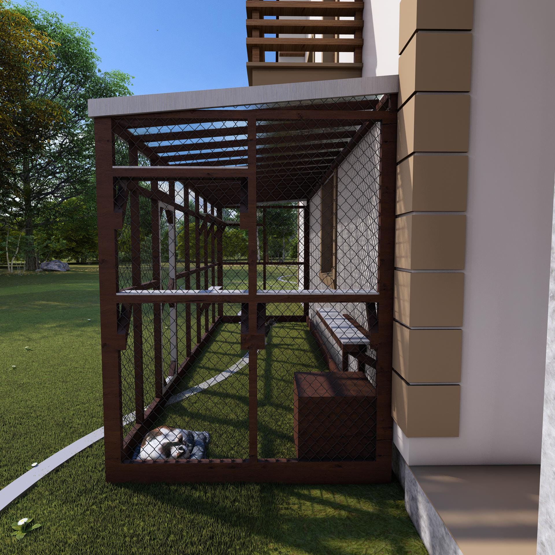 Large 6x19 Catio Build Plans: DIY Cat House Plan - Etsy