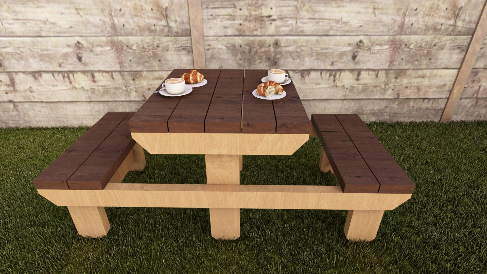 Picnic Table Plans - Two Person Picnic Table Plans - Picnic Table ...