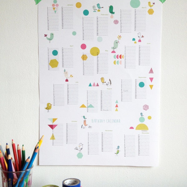 Poster Calendar - Etsy
