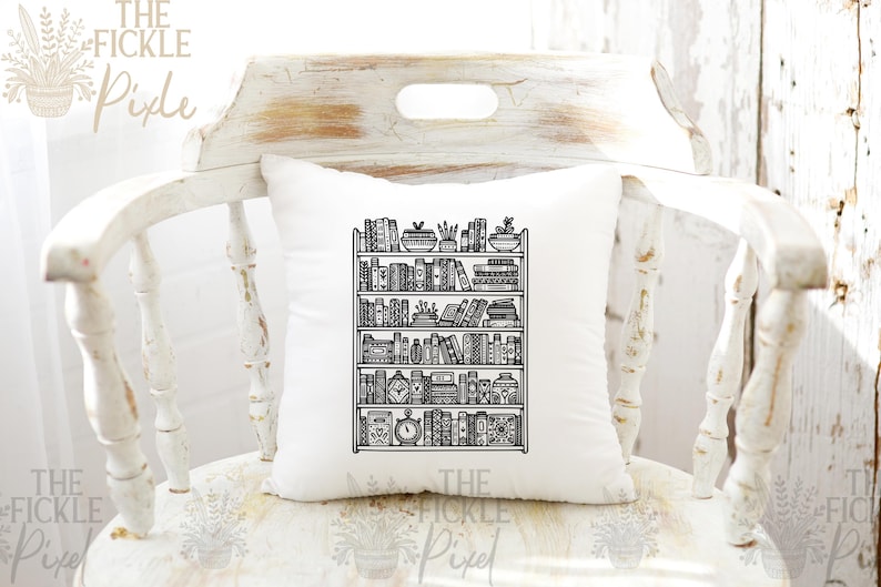 Bookcase SVG PNG Graphics Bundle, Commercial Use (digital Download) - Etsy
