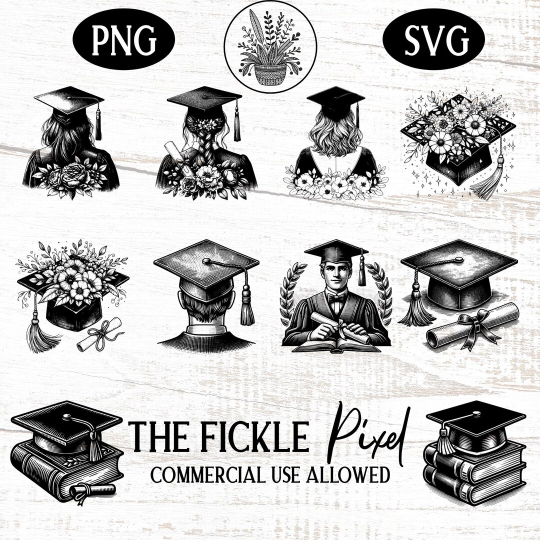 Graduation SVG PNG Graphics Bundle, Proud Graduate 2025 SVG, Senior ...