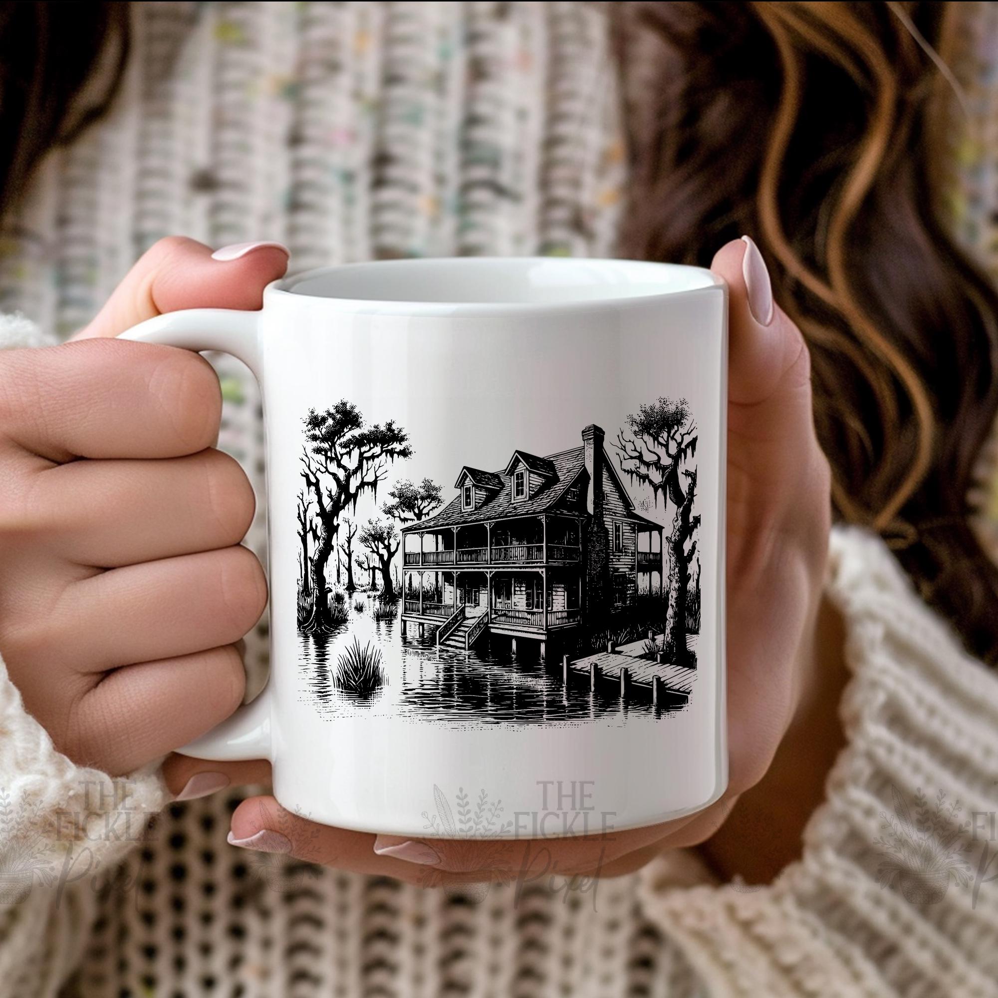 Swamp PNG Clipart Bundle, Swamp Gator Scene Vector Illustration, Files ...