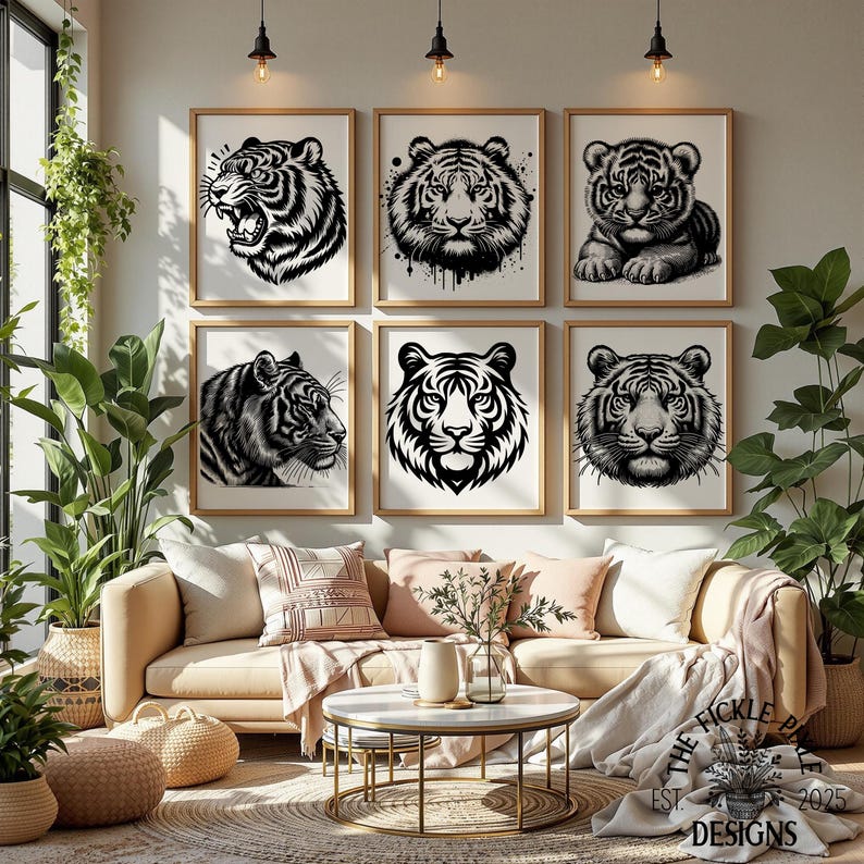 Tiger SVG PNG Bundle, Tiger Clipart, Tiger Png, White Tiger Head SVG ...