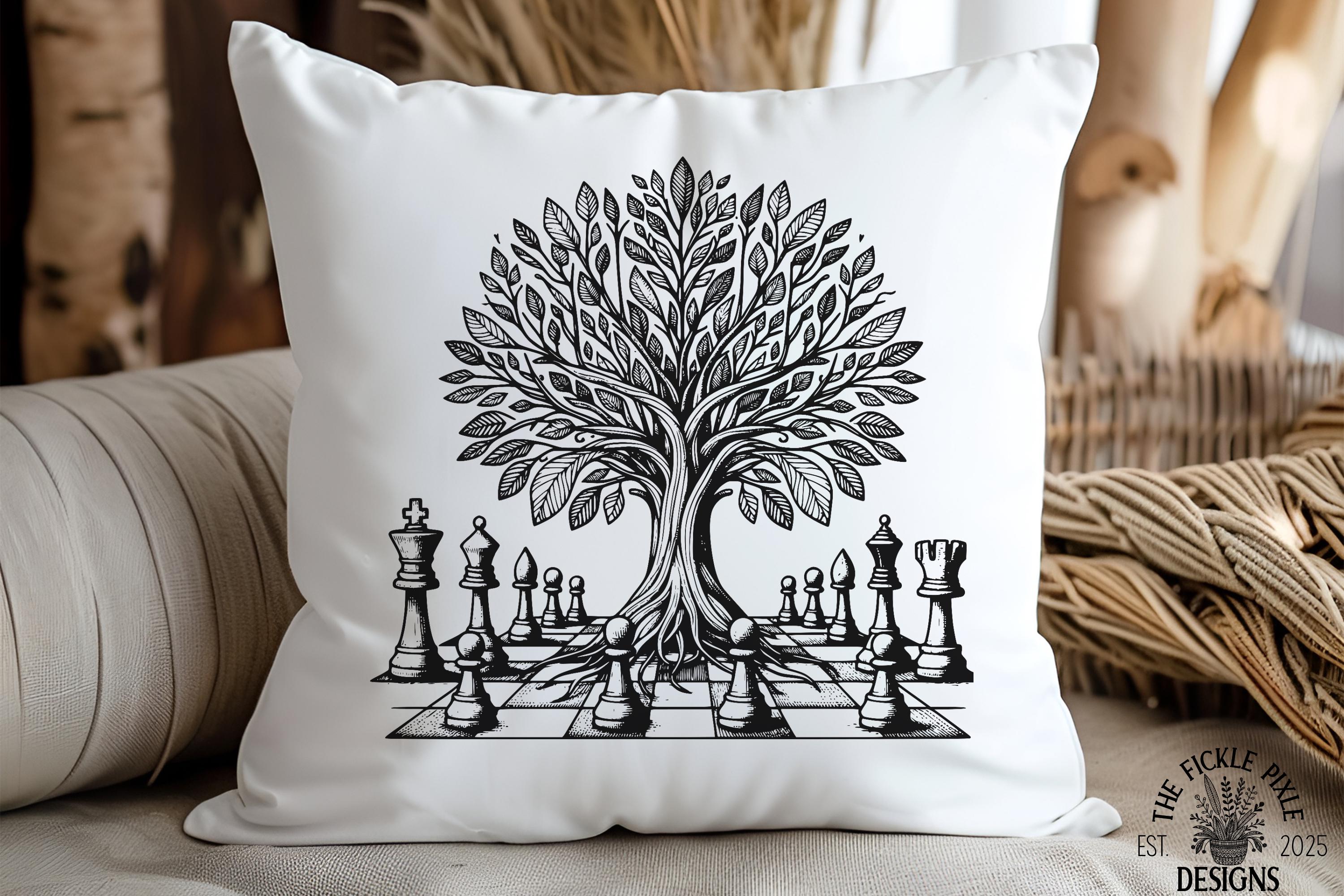 Floral Filigree Chess PNG SVG Clipart Bundle, Vintage Chess, Printable ...