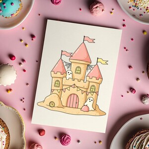 Haunted Sand Castle PNG Bundle | 5 Spooky Summer Clipart Designs ...