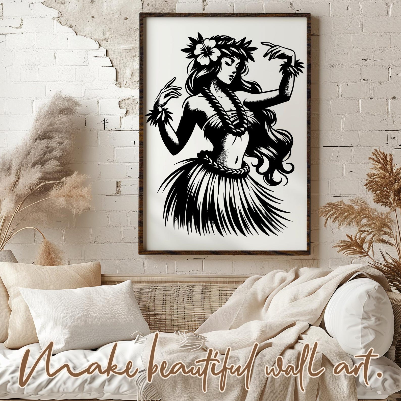 Hula Dancer PNG SVG Graphic Bundle, Luau Ritual Clipart (commercial Use ...