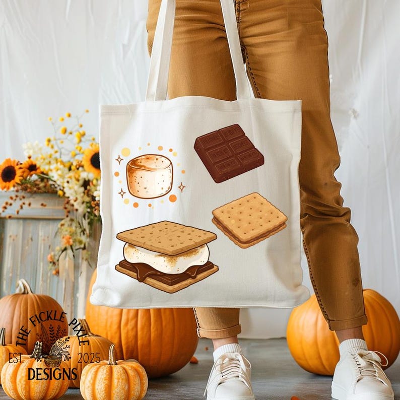 Cute S'mores Clipart Bundle | Campfire Treat Art (PNG, SVG, Commercial ...