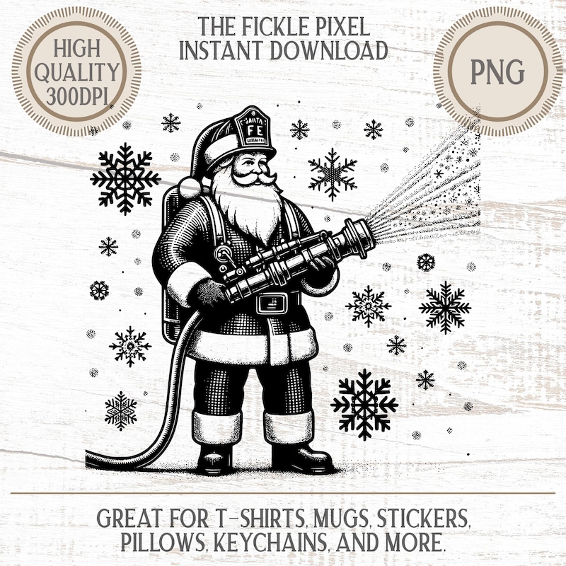 Fireman Santa - Etsy