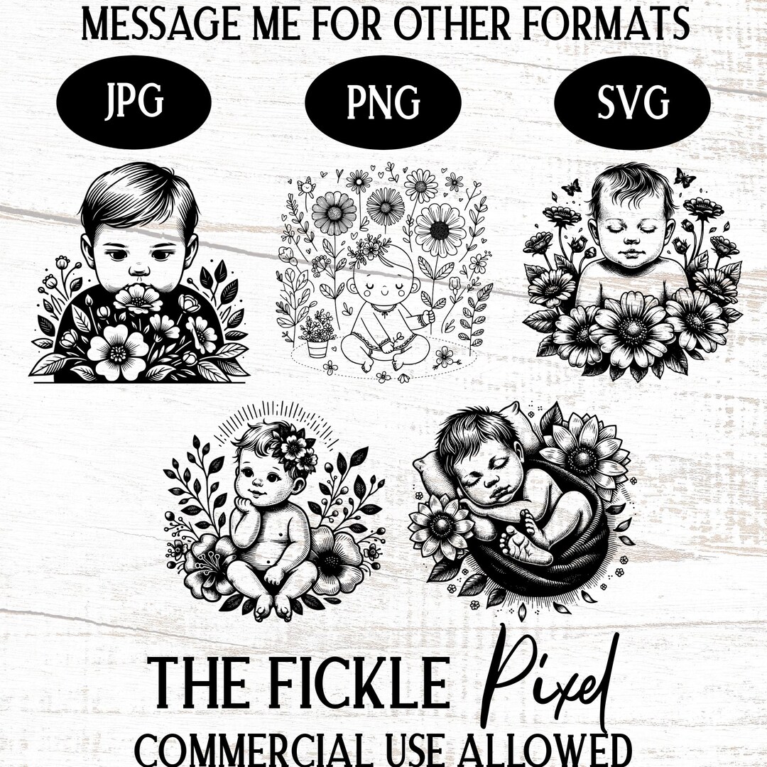 Baby Babies SVG PNG Bundle, Baby Boys Clipart Png, Baby Girl Svg, Baby ...