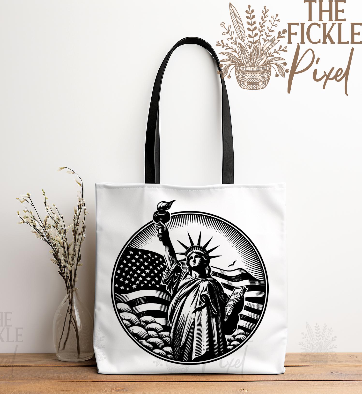 Statue of Liberty SVG PNG Clipart Bundle, Freedom Monument Washington ...