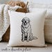 Great Pyrenees Line Art SVG PNG Happy Dog Stamp Style Digital Download ...
