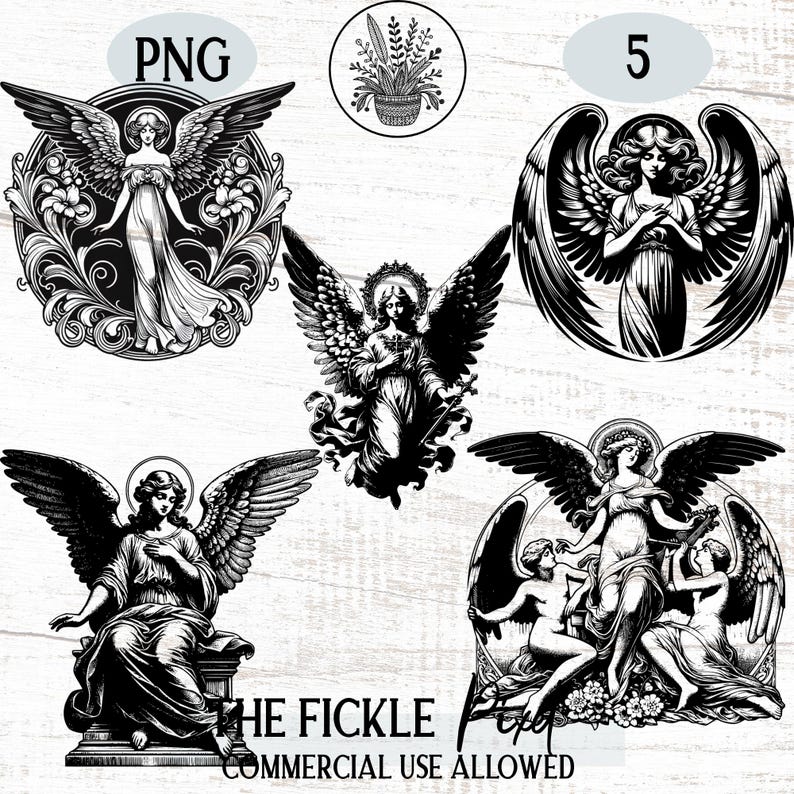 Angel PNG Graphics Bundle, Guardian Angel, Angel Clipart, Angel ...