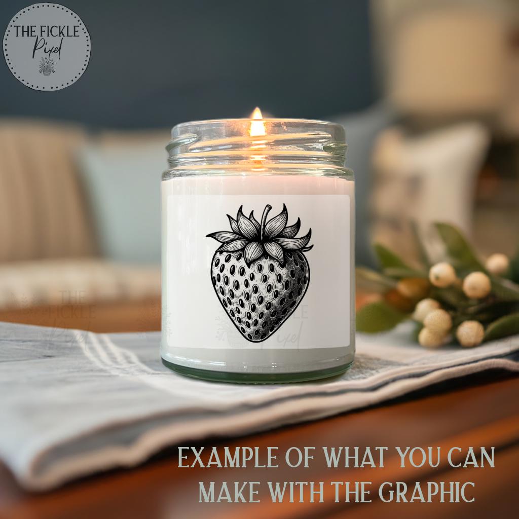 Fruit PNG Bundle, Strawberry Clipart, Apple, Grape PNG, Banana Cricut ...