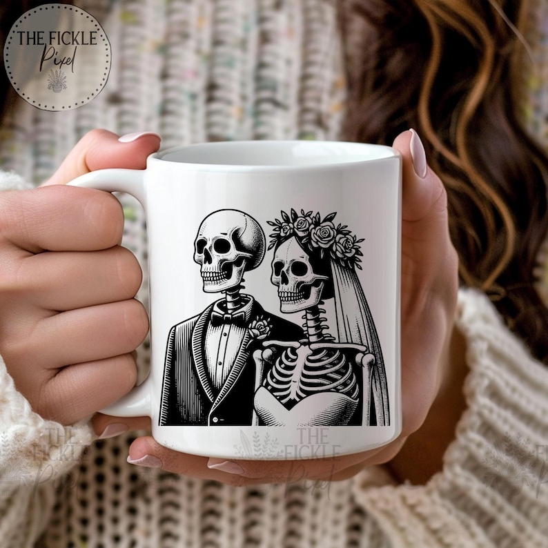 Skeleton Bride and Groom PNG, Halloween Couple (digital Download) - Etsy