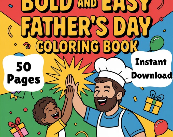 Printable Father's Day Coloring Pages for Kids and Adults | 100 Pages ...