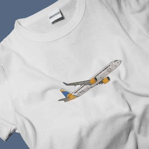 Airplane Machine Embroidery Design File, Aircraft A320, Plane, Aviation ...