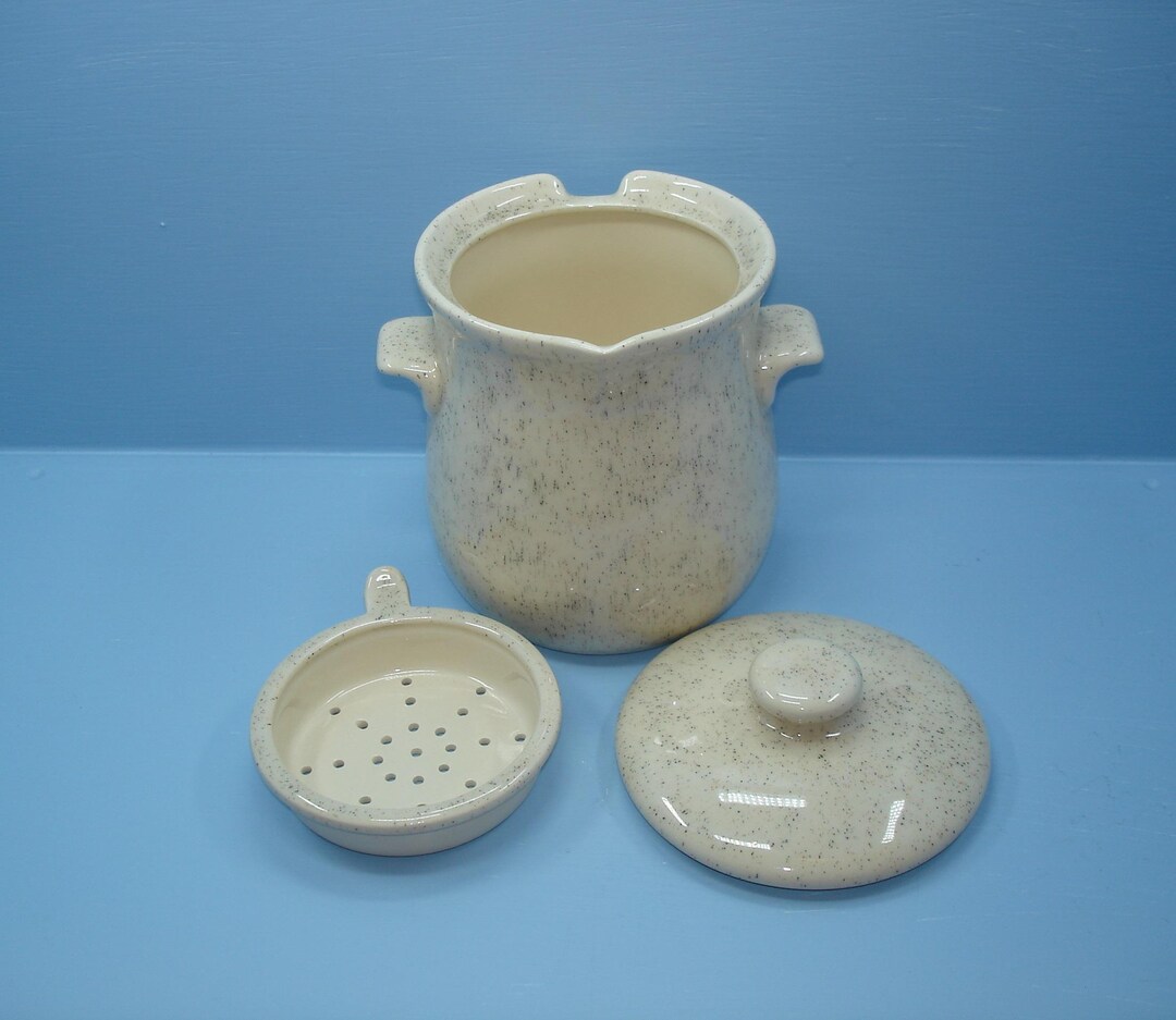 Ceramic Grease Jar, Drippings Jar, Tweed - Etsy