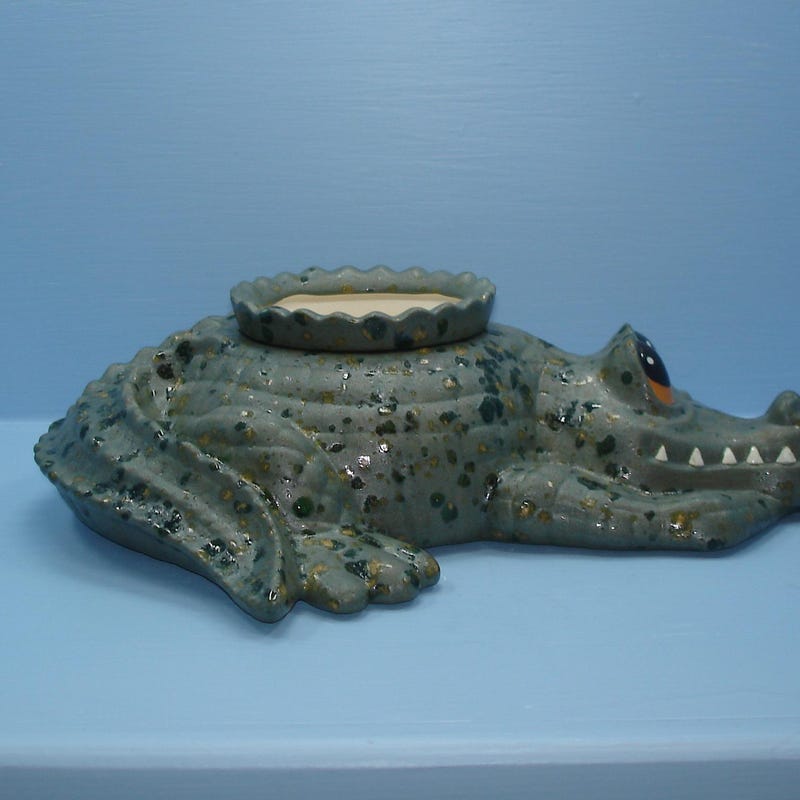 Alligator Planter - Etsy