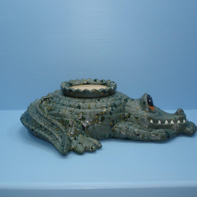 Alligator Planter - Etsy