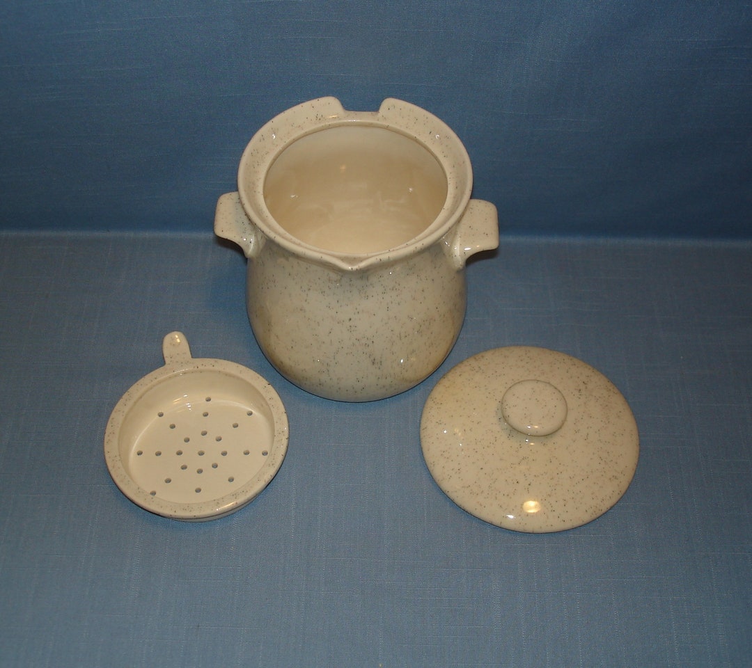 Ceramic Grease Jar, Drippings Jar, Tweed - Etsy