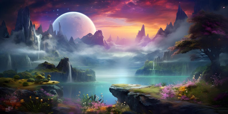 Custom Dream-inspired Landscapes | Personalized Fantasy Art From Your ...