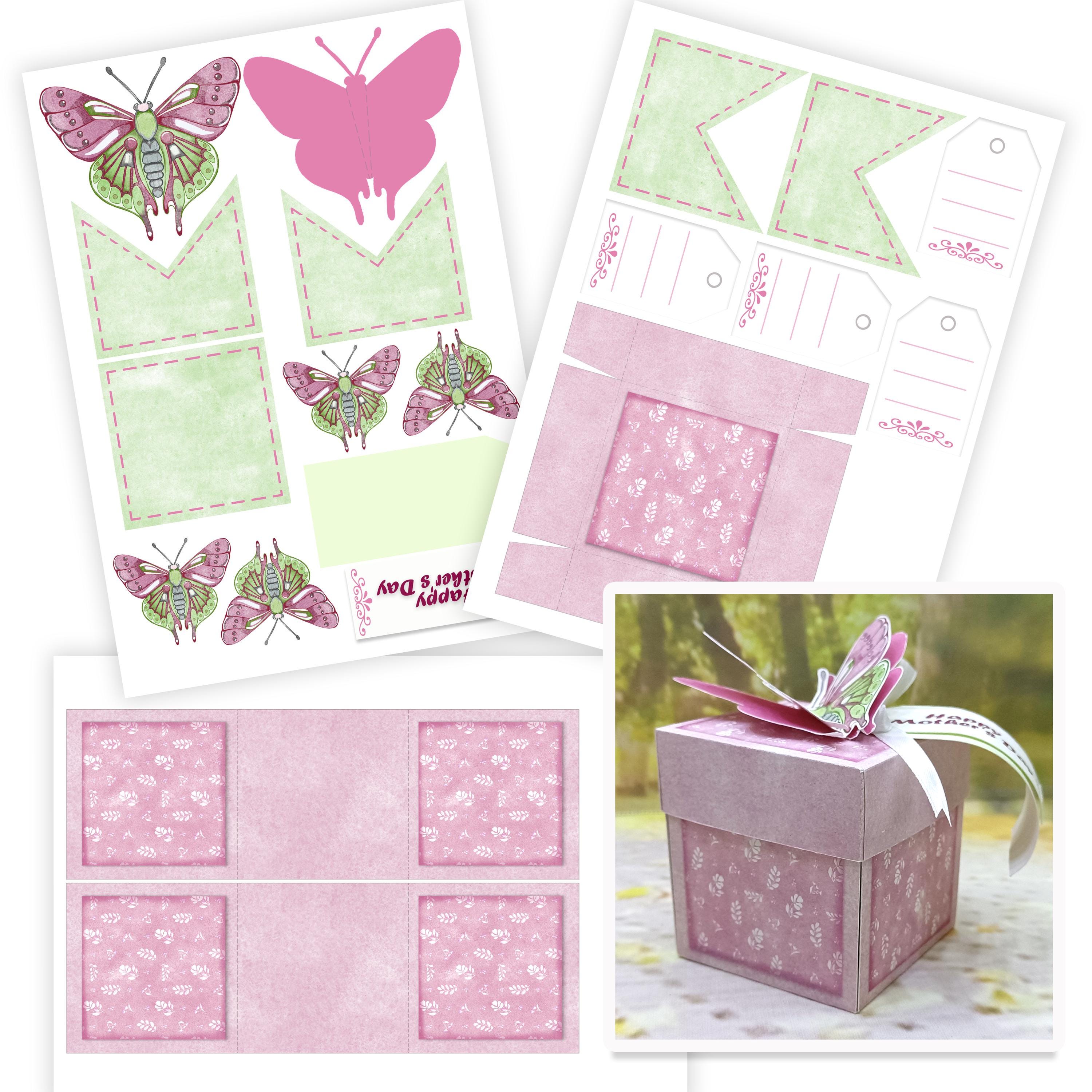 Create Magic: 3D Paper Gift Box SVG - Instant Download for Crafters ...