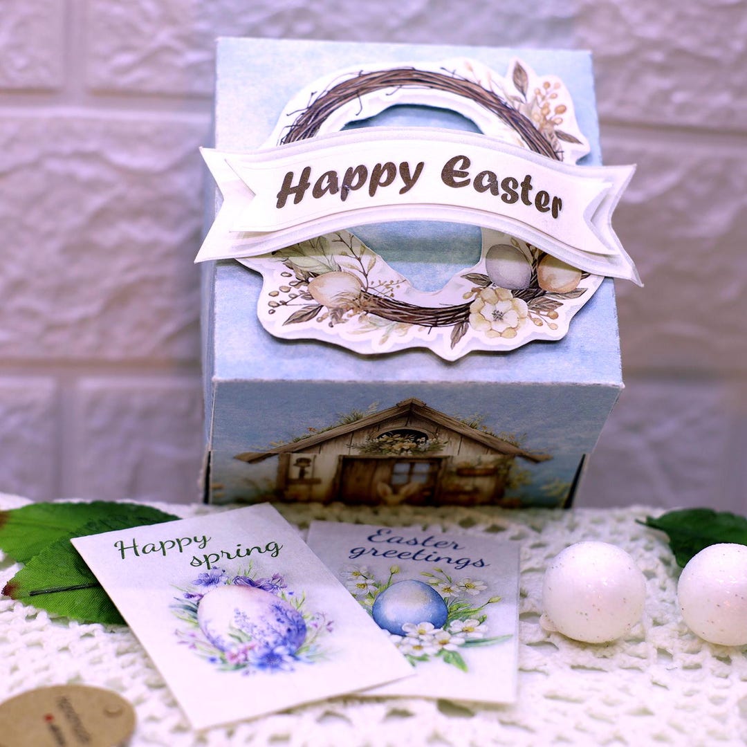 DIY Easter Surprise Box: Digital Template.easter Surprise Box for Kids ...