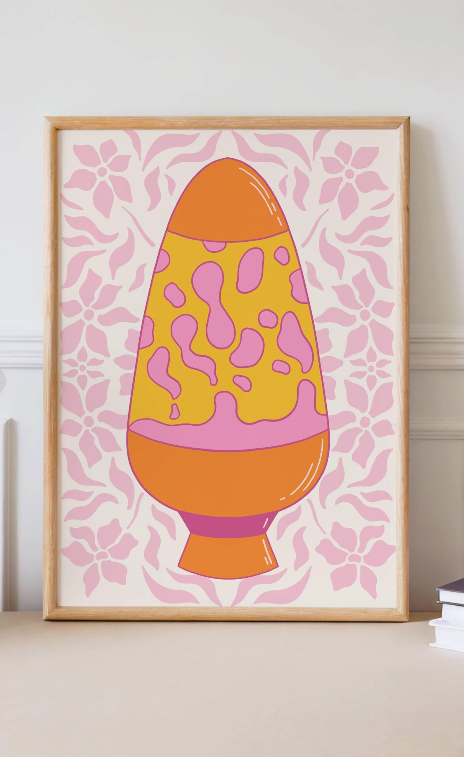 Groovy Lava Lamp Digital Print, Instant Download Lavalamp Wall Art ...