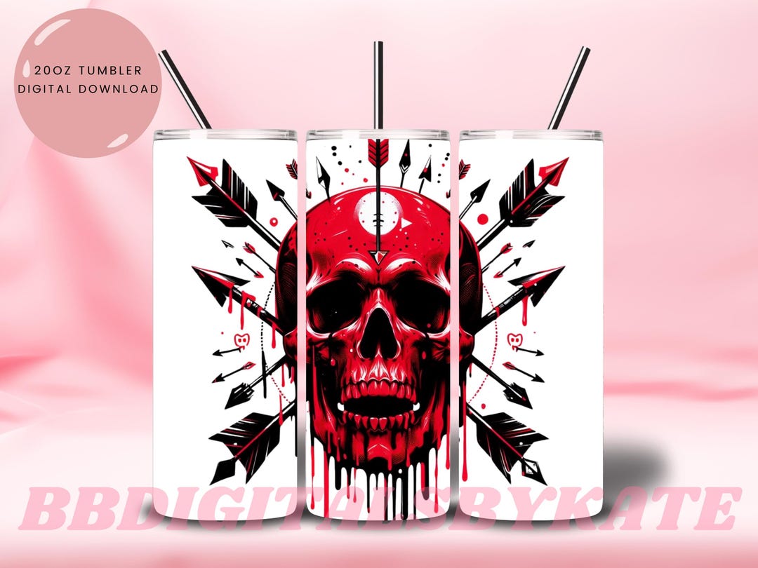 20oz Sublimation, Skulls, Digital Download - Etsy