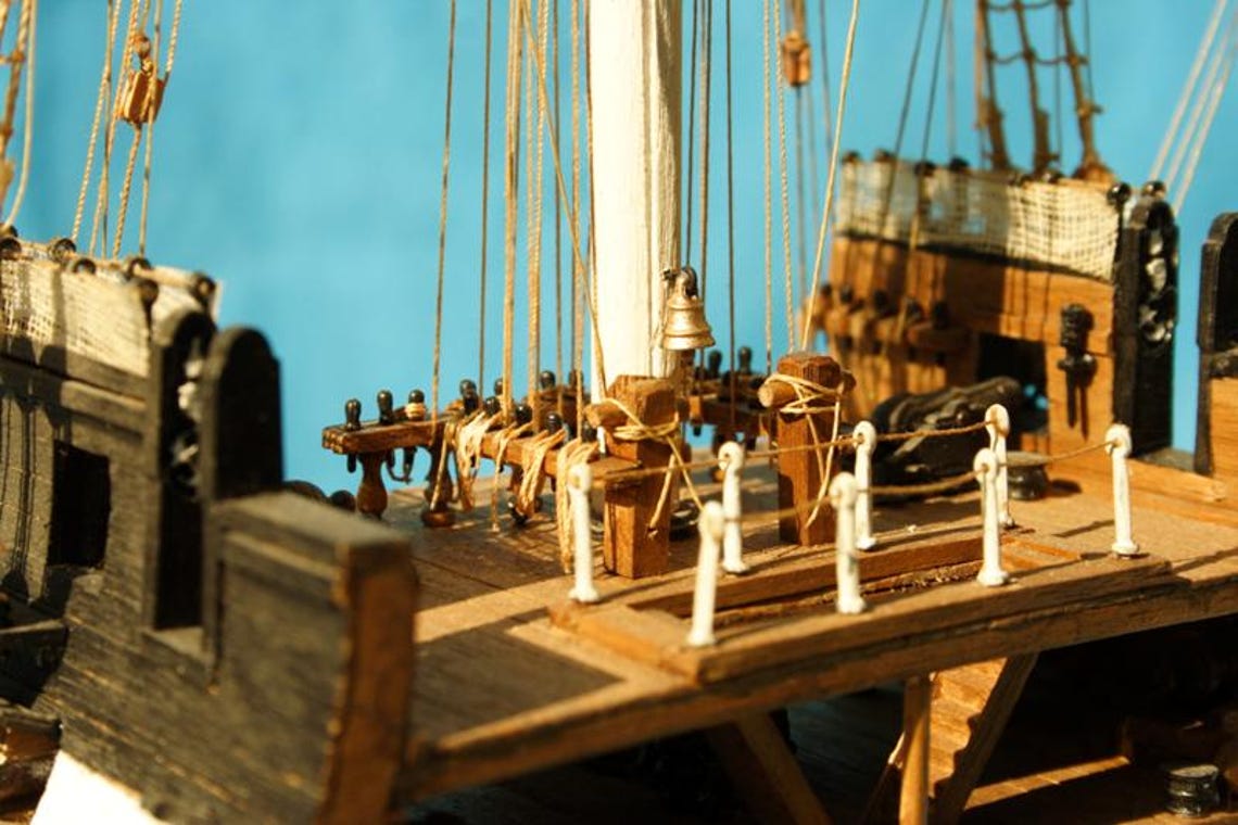 Frigate USS Constitution 1789 - Wooden Ship Model Assembly Plans- Build ...