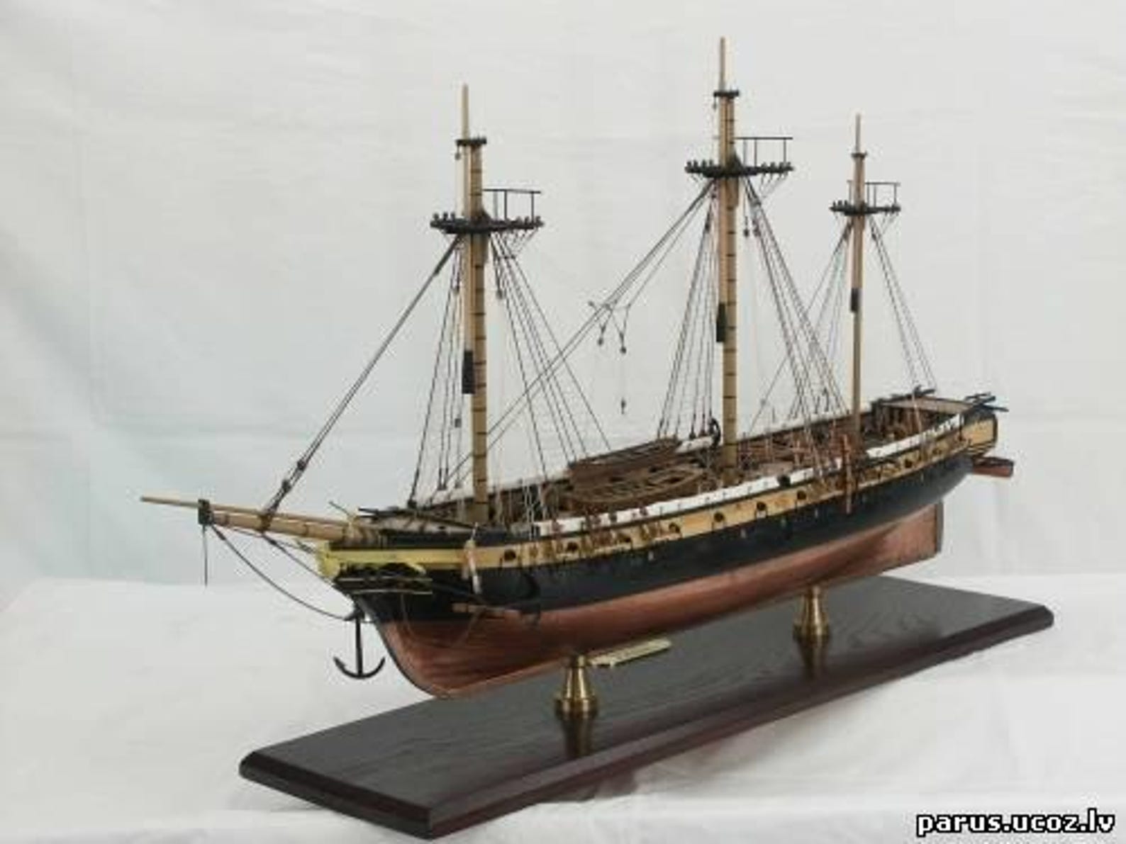 La Creole (ancre)-wooden Ship Model Assembly Plans: Build Your Own ...
