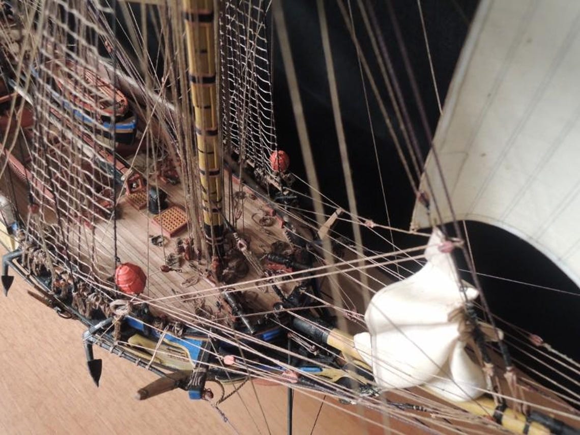 H.M.S. Ajax - 1/1 Scale - Wooden Ship Model Plans: Build Your Own ...