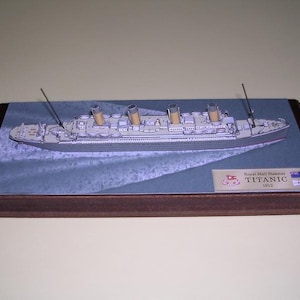 Titanic 3D Ship Model Papercraft Kit – DIY Historical Decor (PDF Plans ...
