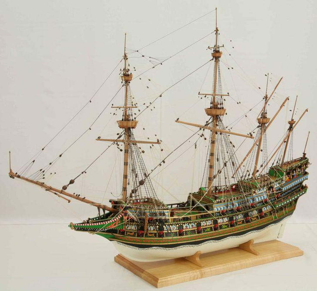 GALLEON 1610 - Wooden Ship Model Assembly Plans: Build Your Own ...