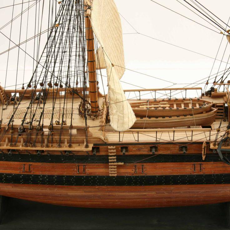 Frigate Bon Homme Richard 1779 (ancre)- Wooden Ship Model Assembly ...