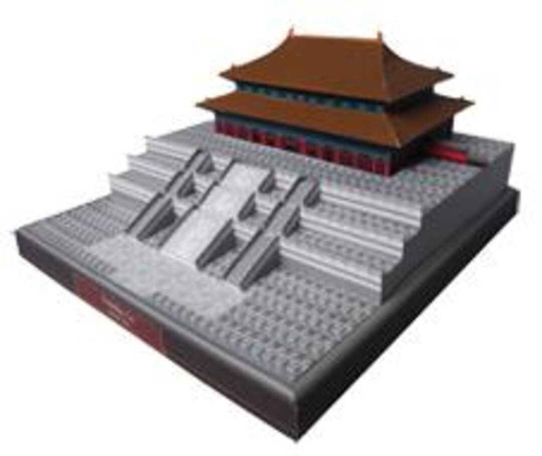 Forbidden City Model Kit | Detailed 3D Papercraft (PDF Templates) - Etsy